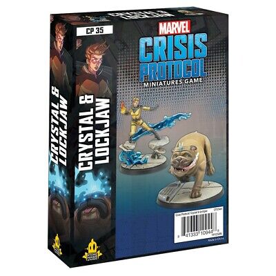Marvel Crisis Protocol : Crystal & Lockjaw [VO] | Hobby2000 Modélisme
